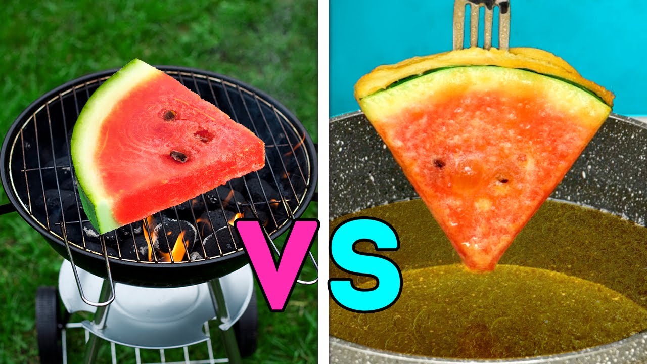 BBQ VS. FRIED FOOD || Delicious And Hot Recipes For Real Foodies - YouTube