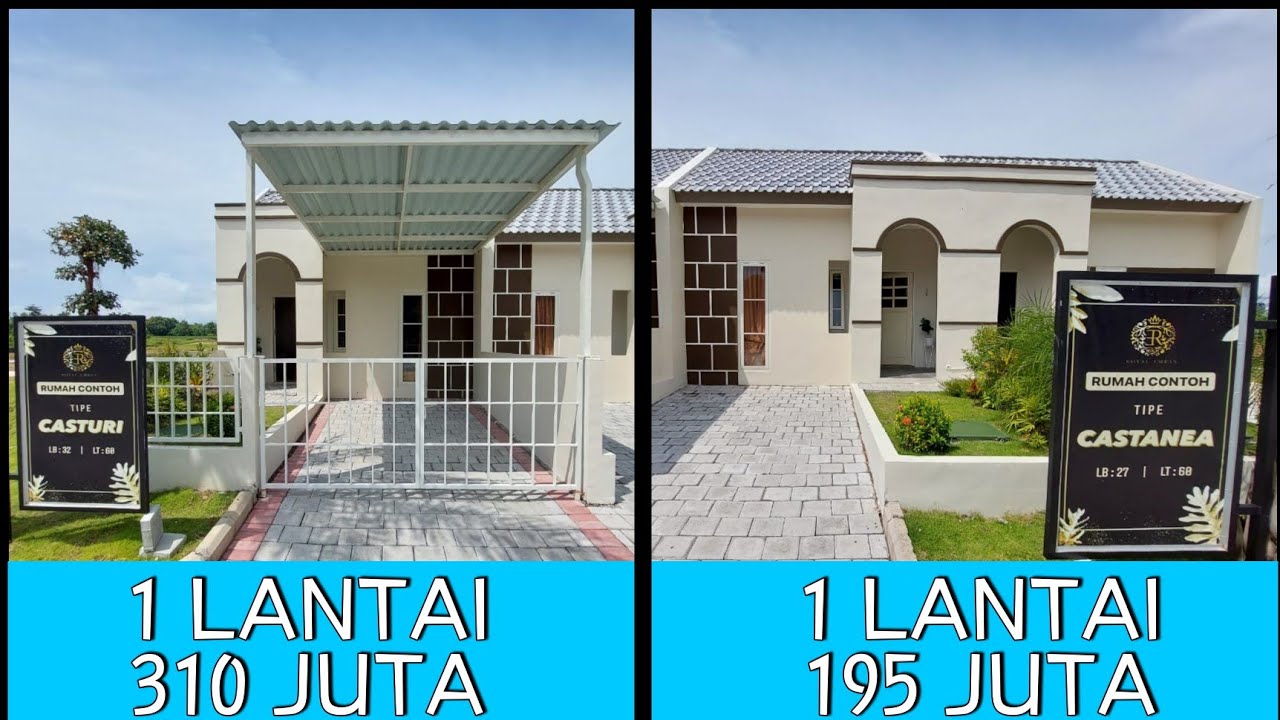MURAH MERIAH!!! Review Rumah Minimalis 1 Lantai Ukuran 5x12 DI Royal ...