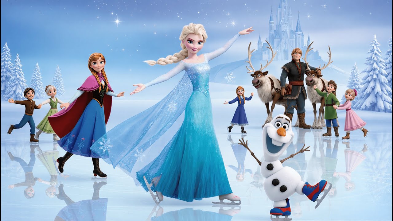Frozen: el lago congelado se volvió pista mágica ⛸️ Historia Infantil ...