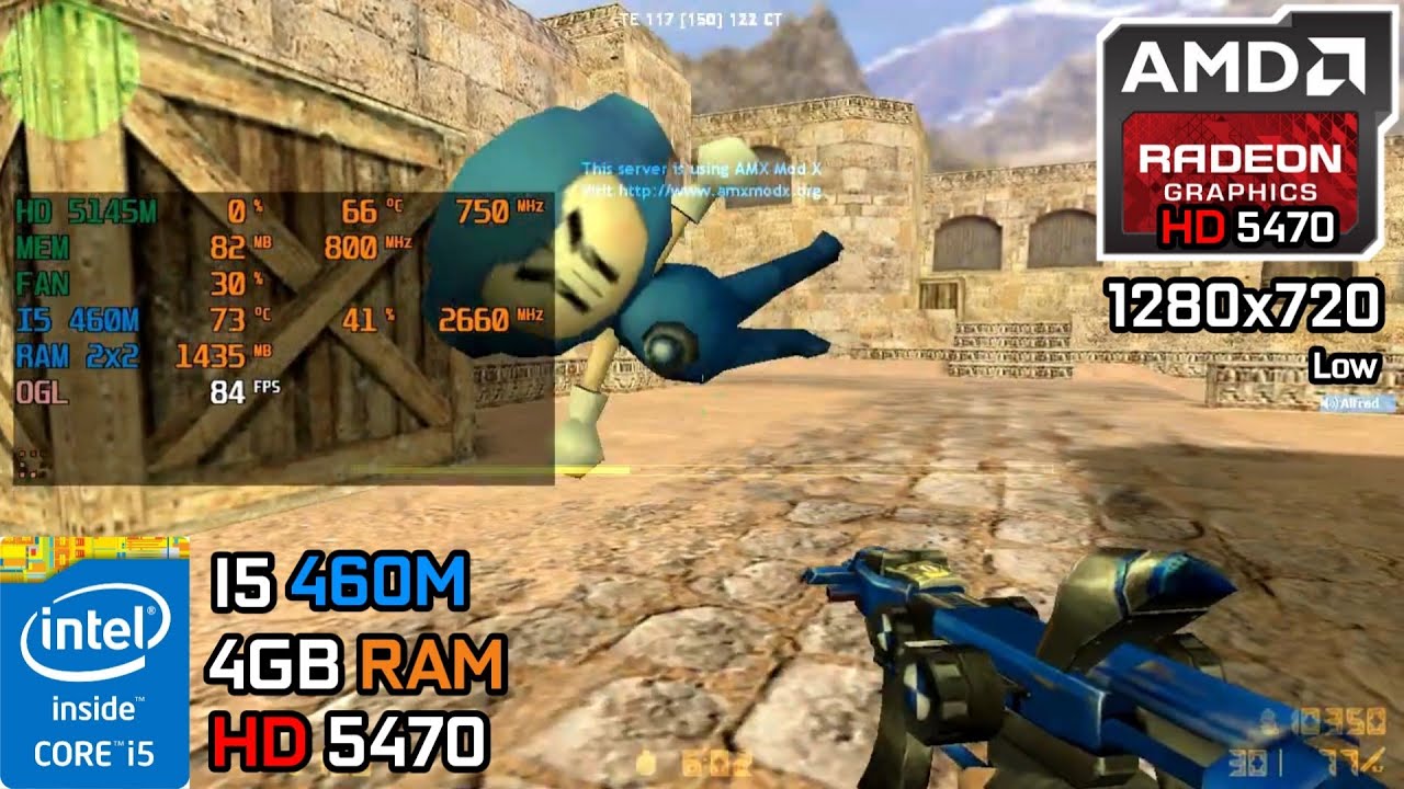 Counter Strike 1.6 / Extreme V6 On Laptop | I5 460M + HD 5470 - YouTube
