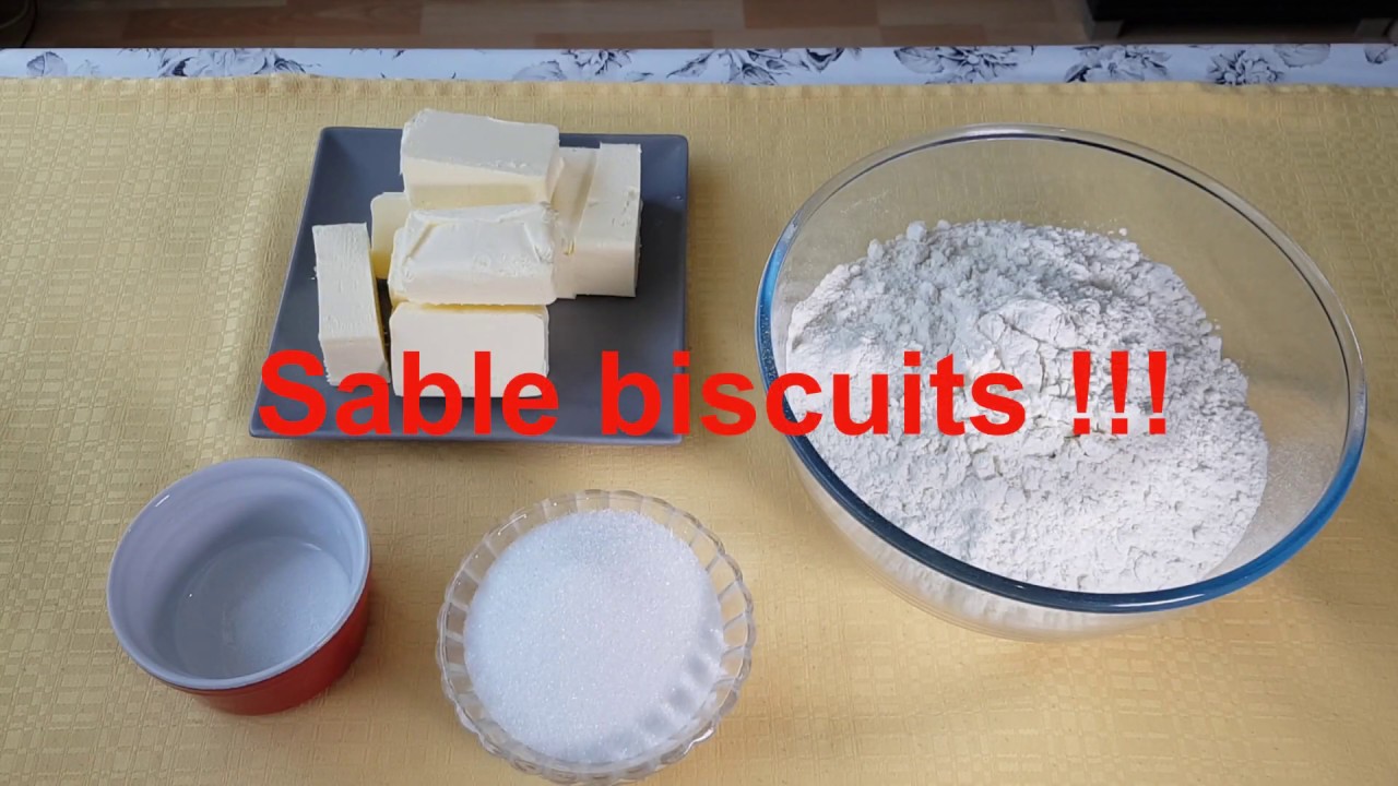 Sable Biscuits Recipe (Very easy) - YouTube