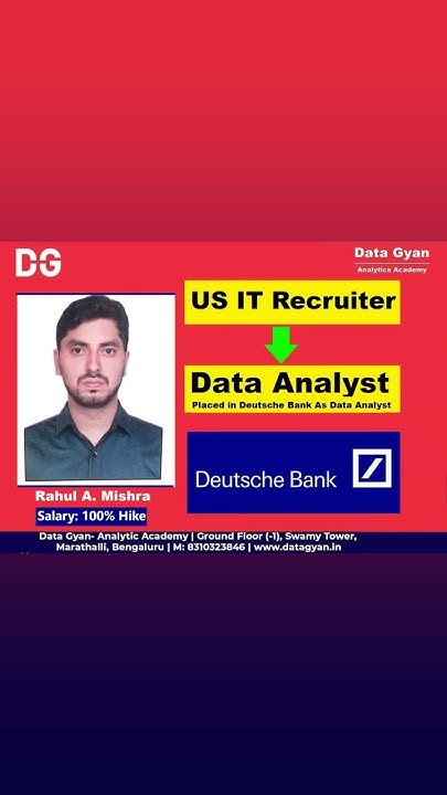 US IT Recruiter to Data Analyst| only possible at Datagyan| Ranjan Sir - YouTube