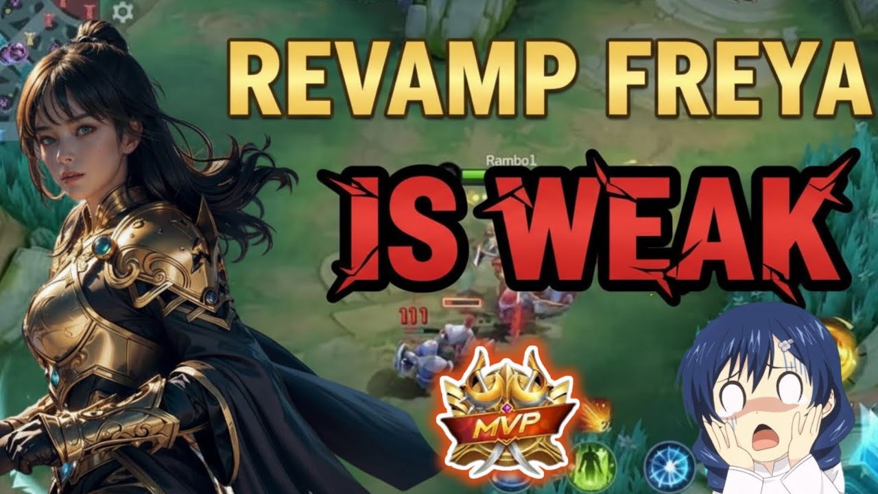 REVAMPED FREYA GAMEPLAY ⚔️ | SHE FEELS WEAK 😢 - YouTube