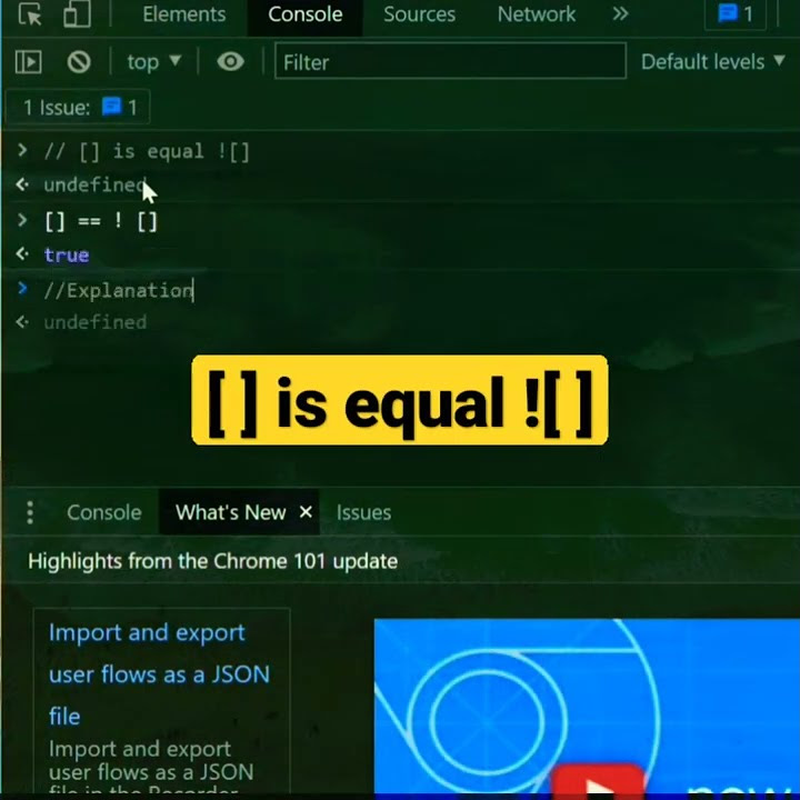 javascript tutorial | javascript fun | [ ] is equal ![ ] #shorts #html #javascript - YouTube