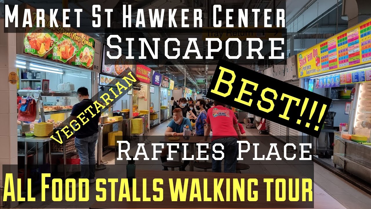 Singapore - Market Street Hawker Centre @ CapitaSpring | All Food Stall ...