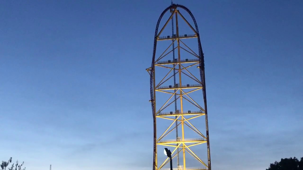 Top Thrill Dragster Off ride - YouTube