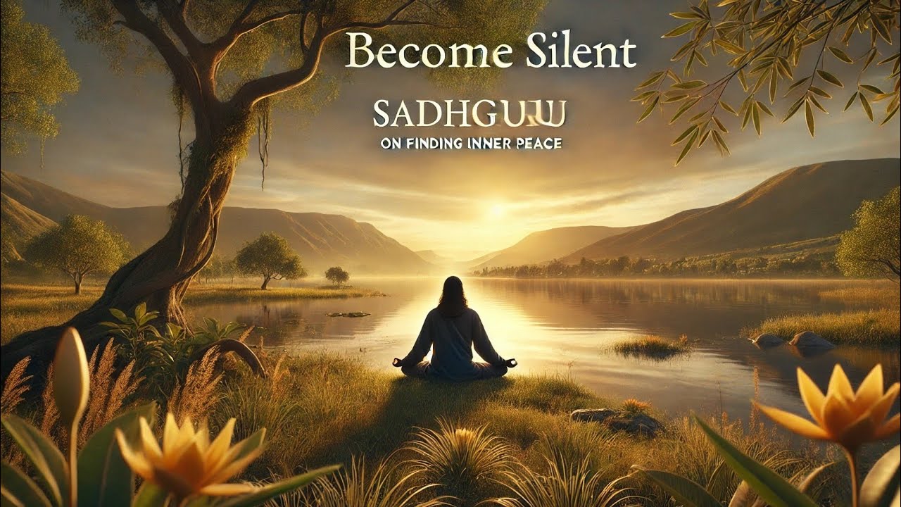 Become Silent: Sadhguru on Finding Inner Peace - YouTube