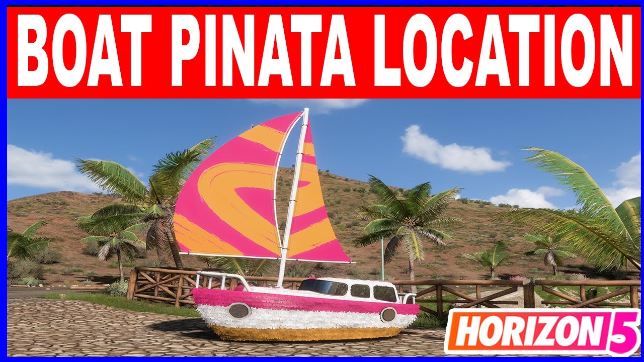 Forza Horizon 5 ALL ABOARD Collectibles - Smash 10 Boat Pinatas ...