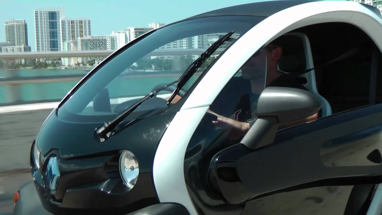 Renault Twizy Ride in Miami Florida - YouTube