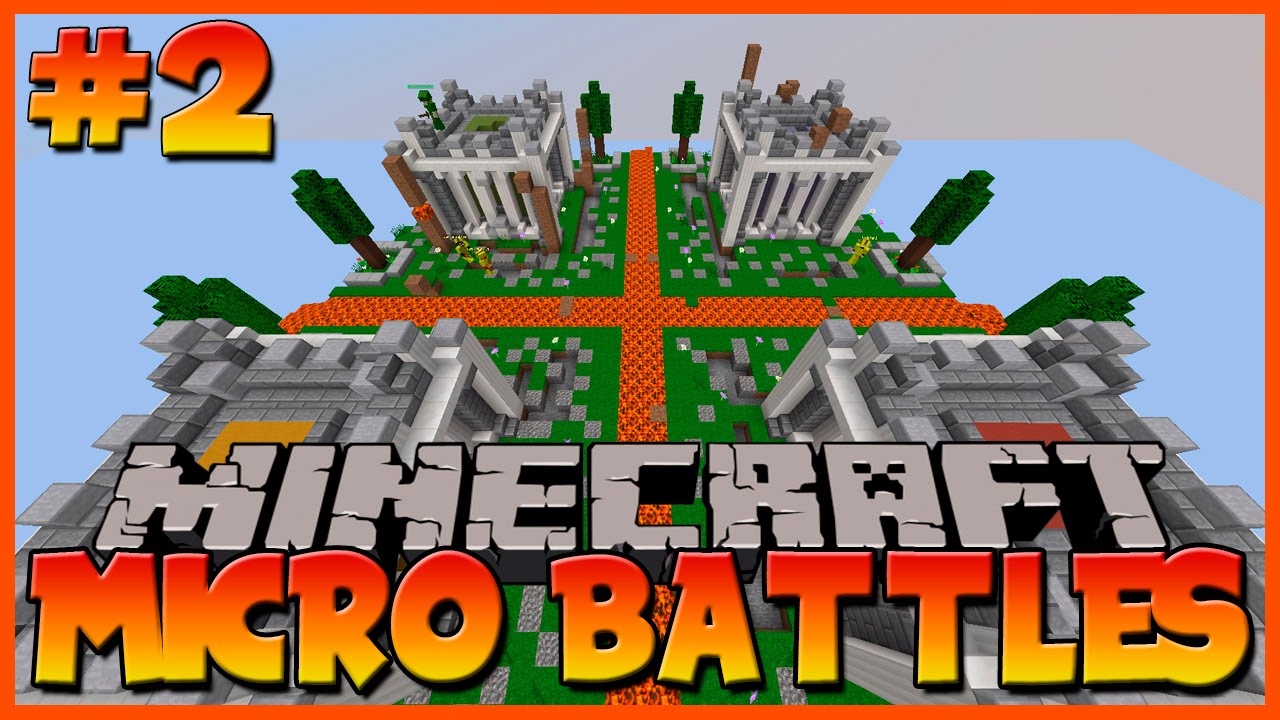 Micro Battles Fun! "IM FLYIING!?" - (Minecraft Micro Battles #2 Live w ...