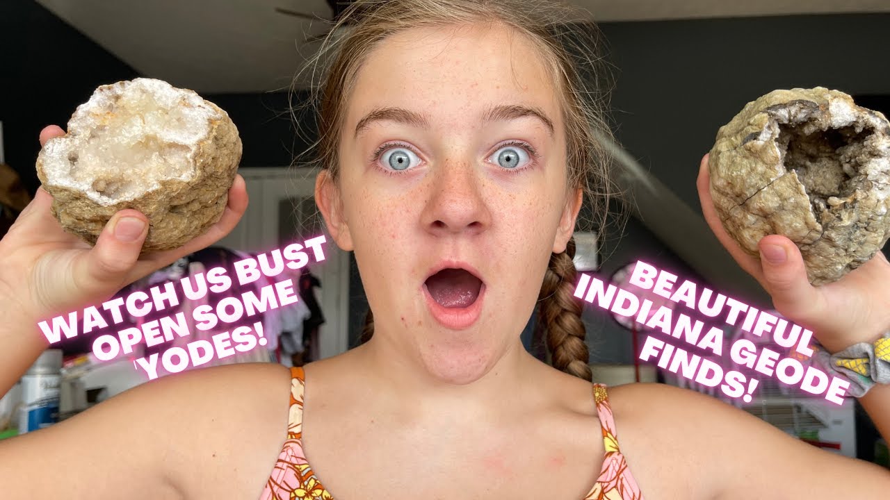 Creek stomping Indiana for geodes, quartz crystals and fossils ...