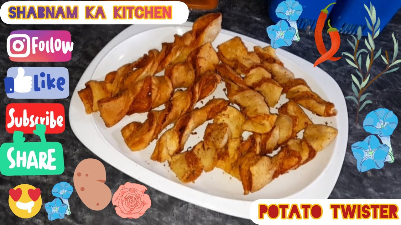 Potato Twister Recipe |Twister Recipe |Shabnam Ka Kitchen |Ramadan ...