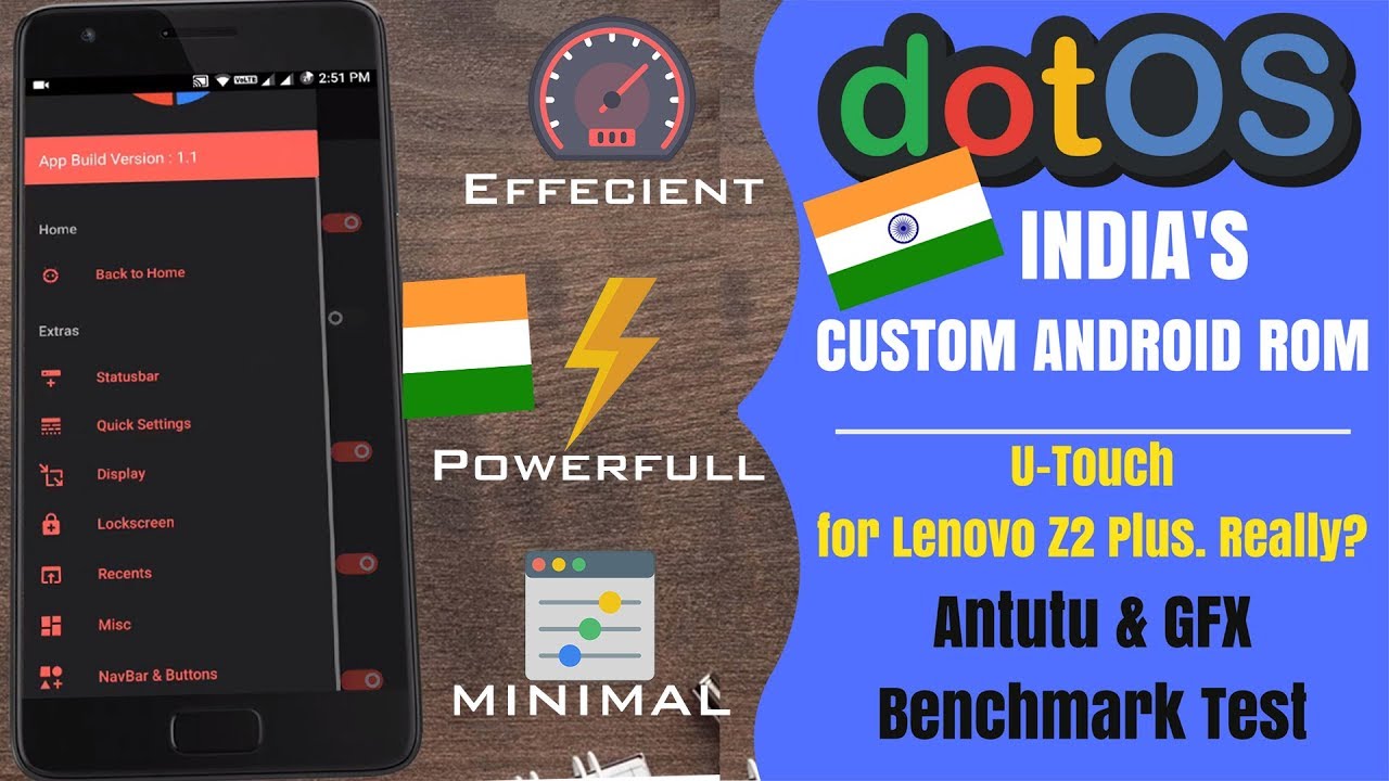 DOT OS Review | Custom ROM | For Lenovo Z2 Plus and other devices - YouTube