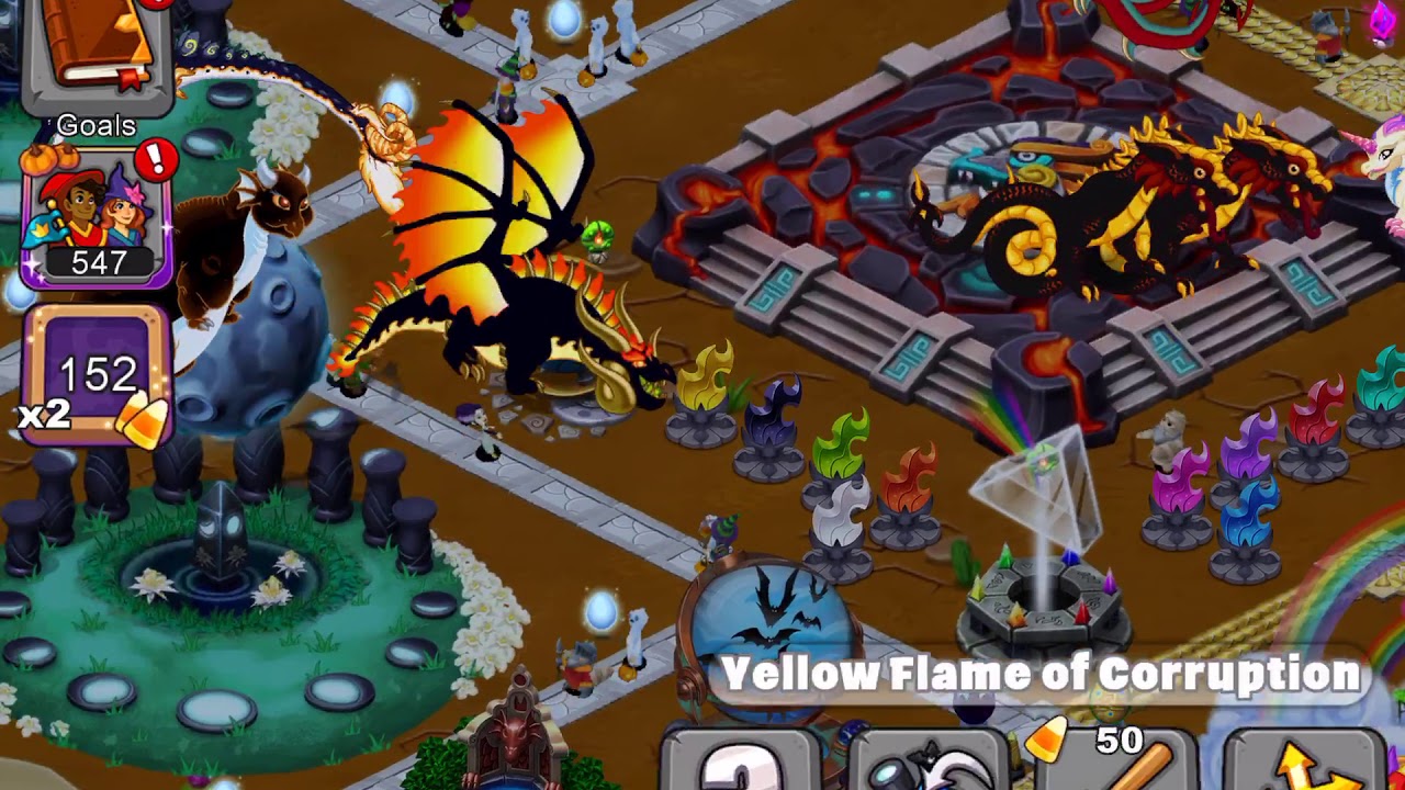 dragon vale how to evolve chromacorn into corupticorn🐲🦄 - YouTube