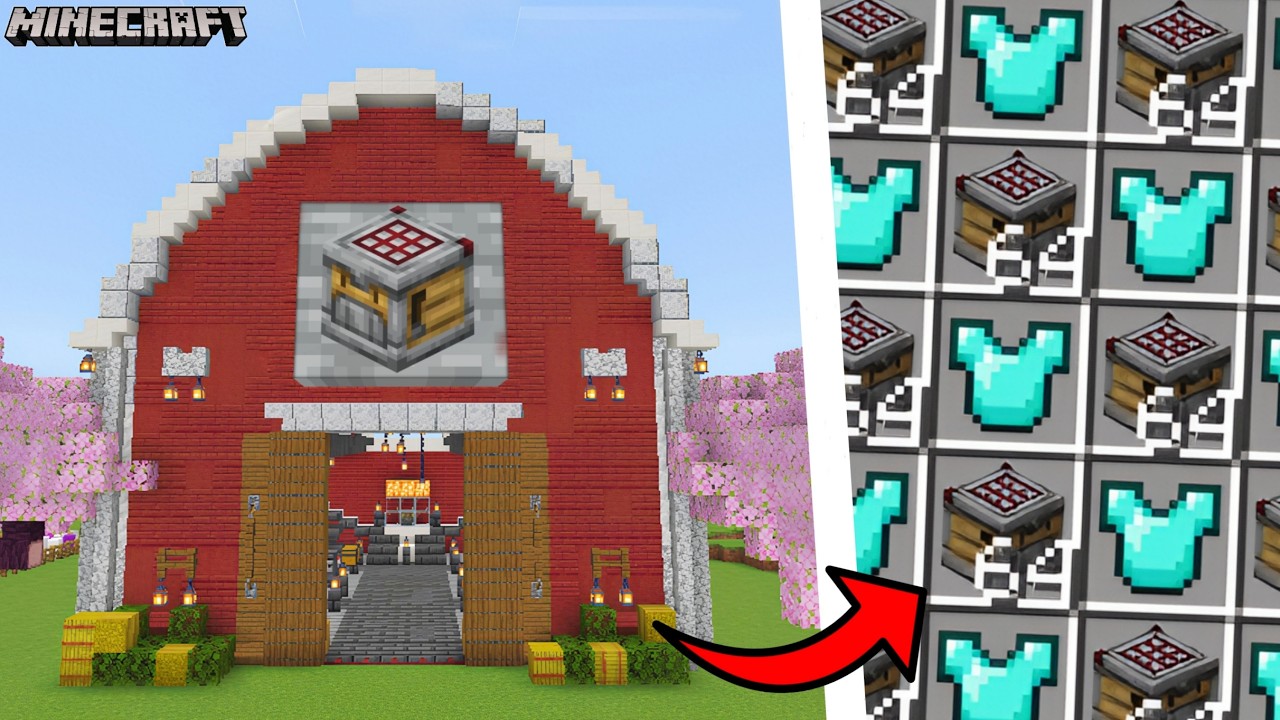 I Built A BIG CRAFTER FACTORY In Minecraft | Minecraft Bedrock - YouTube