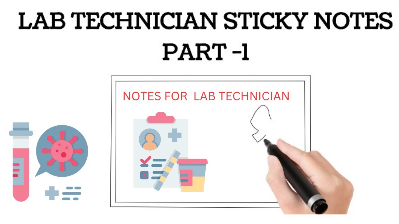 Lab Technician Sticky Notes: Tips and Tricks Part -1 - YouTube