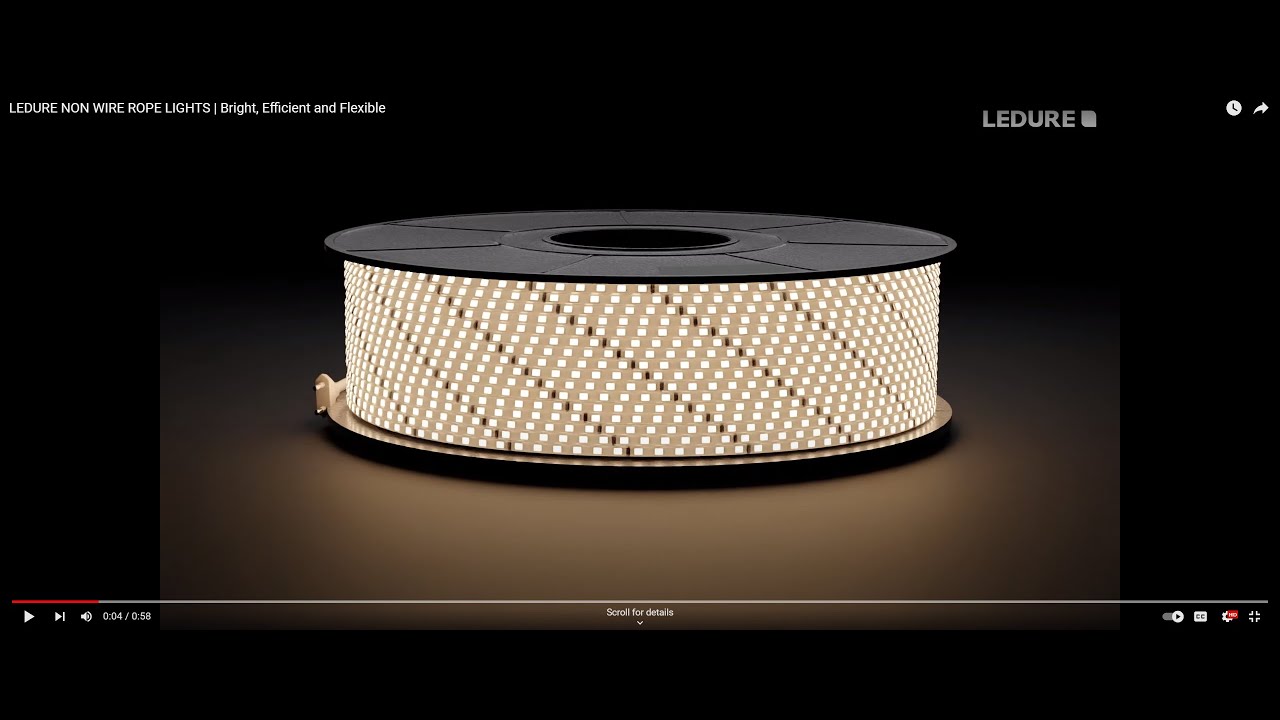LEDURE NON WIRE ROPE LIGHTS | Bright, Efficient and Flexible - YouTube
