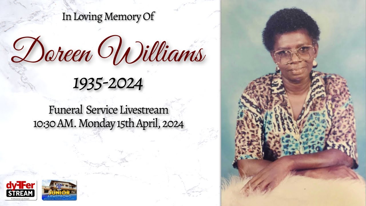 Doreen Williams Funeral Service Livestream - YouTube