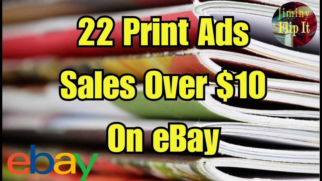 Old Magazine Advertisements That Sold On eBay For Over $10 - YouTube