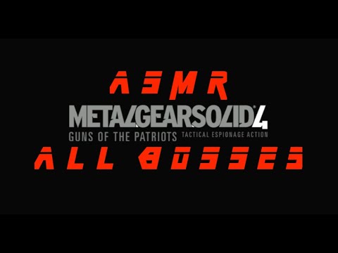 Metal Gear Solid 4: Guns of the Patriots (All Bosses with ASMR ...