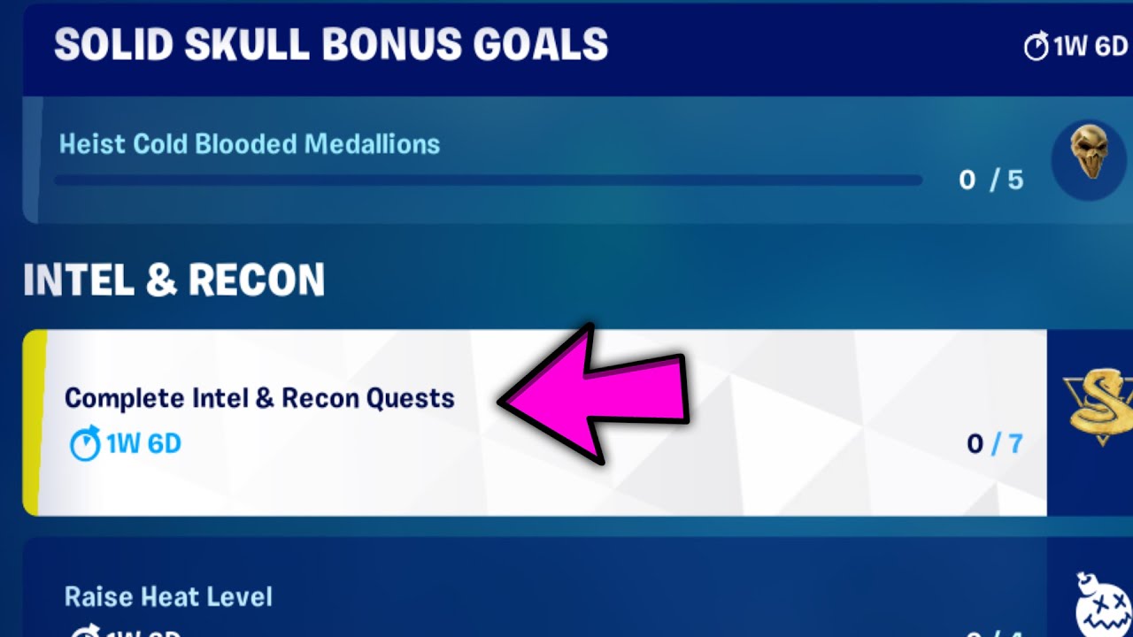 Complete Intel & Recon Quests - YouTube