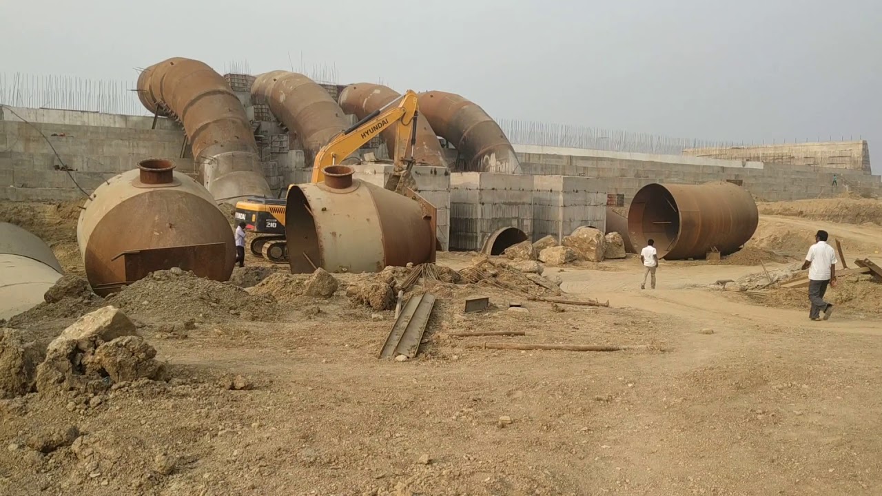 Kaleshwaram project/sundilla barriage and pump house construction ...