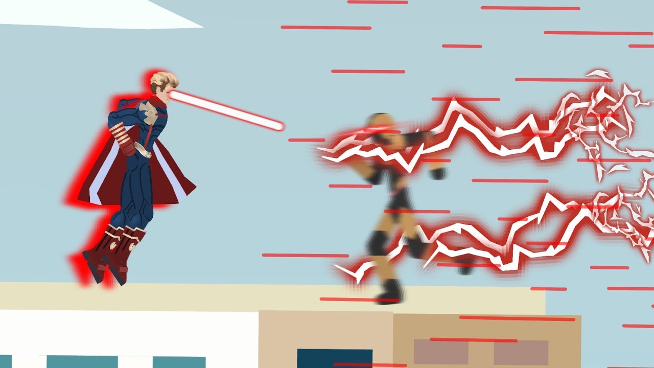 Reverse flash Vs Homelander [Stick nodes animation] - YouTube