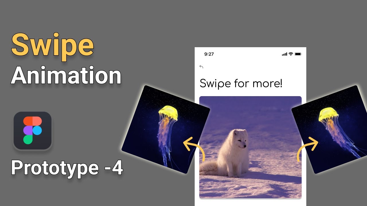 Swipe Animation with Free Template | ফিগ্মাতে সোয়াইপ এনিমেশন | Figma ...