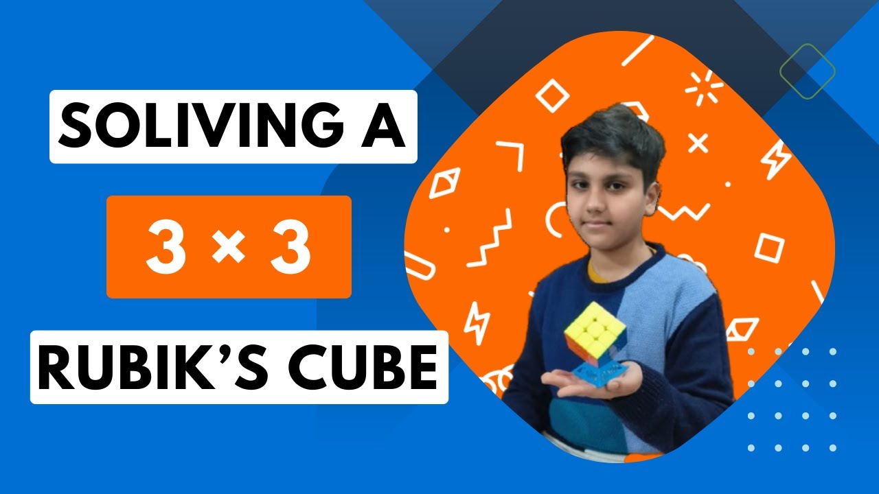 My First Video! Solving A 3 By 3 Rubik'c Cube | CubeSpark - YouTube