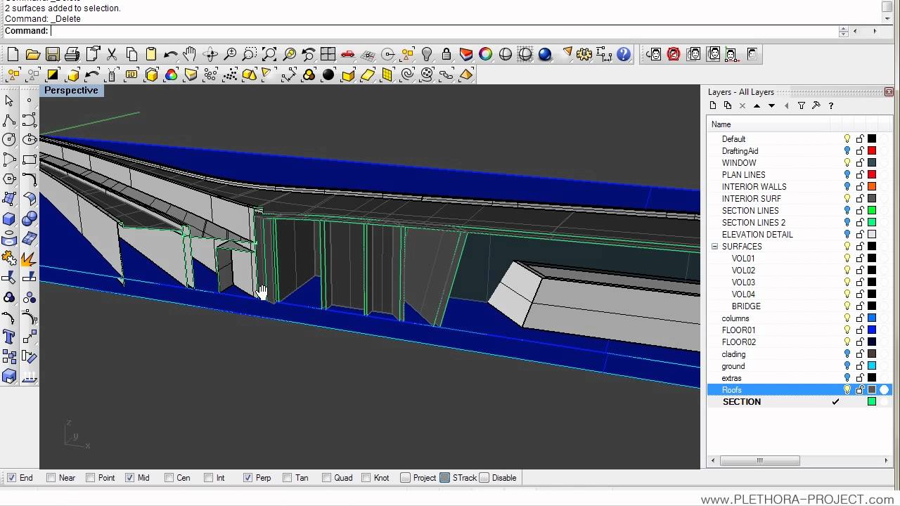 Rhino Modeling the LF-ONE 13 - YouTube