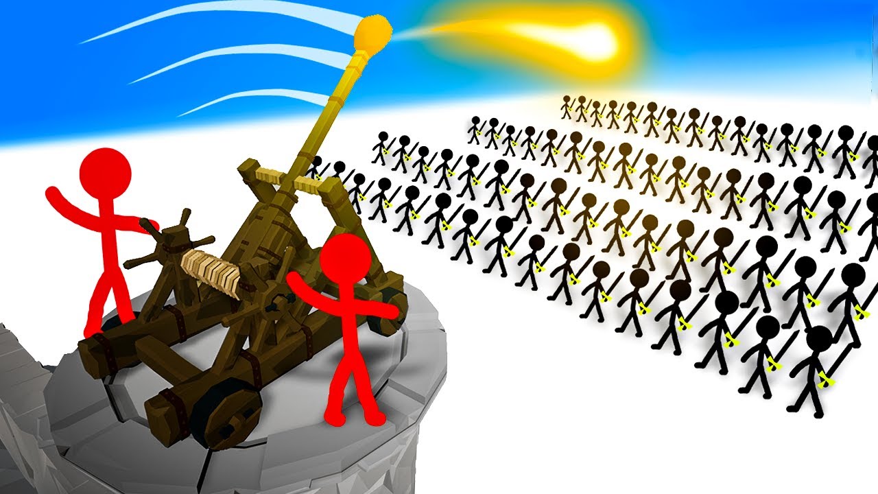 Stick War Castle Siege Now with EXPLODING CATAPULTS! The Stickman ...