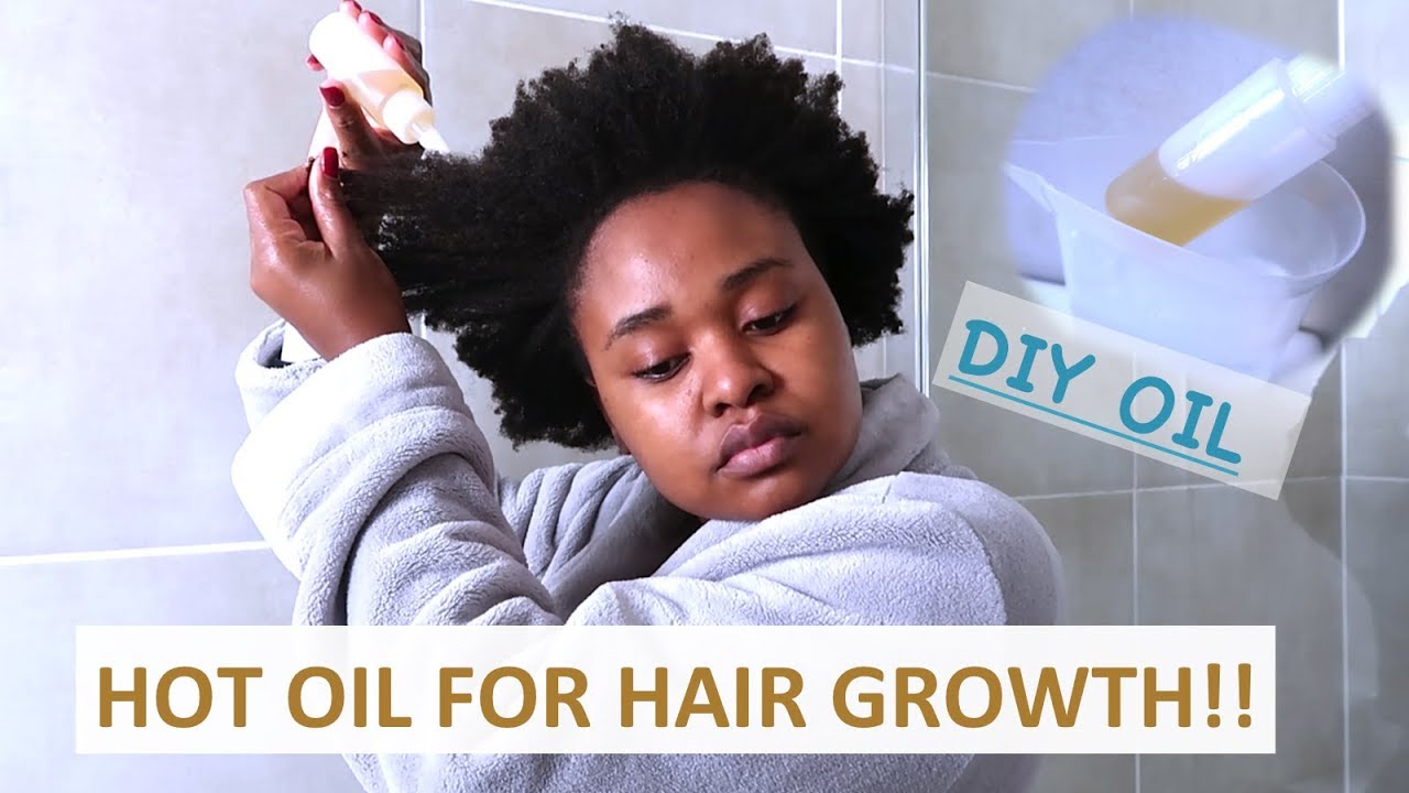 OIL TREATMENT FOR HAIR GROWTH | Yolz Channel - YouTube