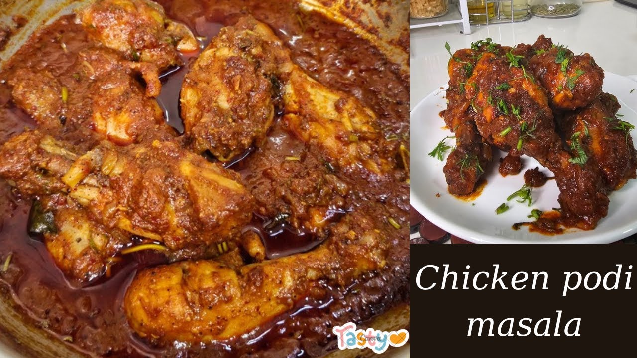 Very TASTY N EASY TO MAKE CHICKEN PODI MASALA | Malini Barua - YouTube