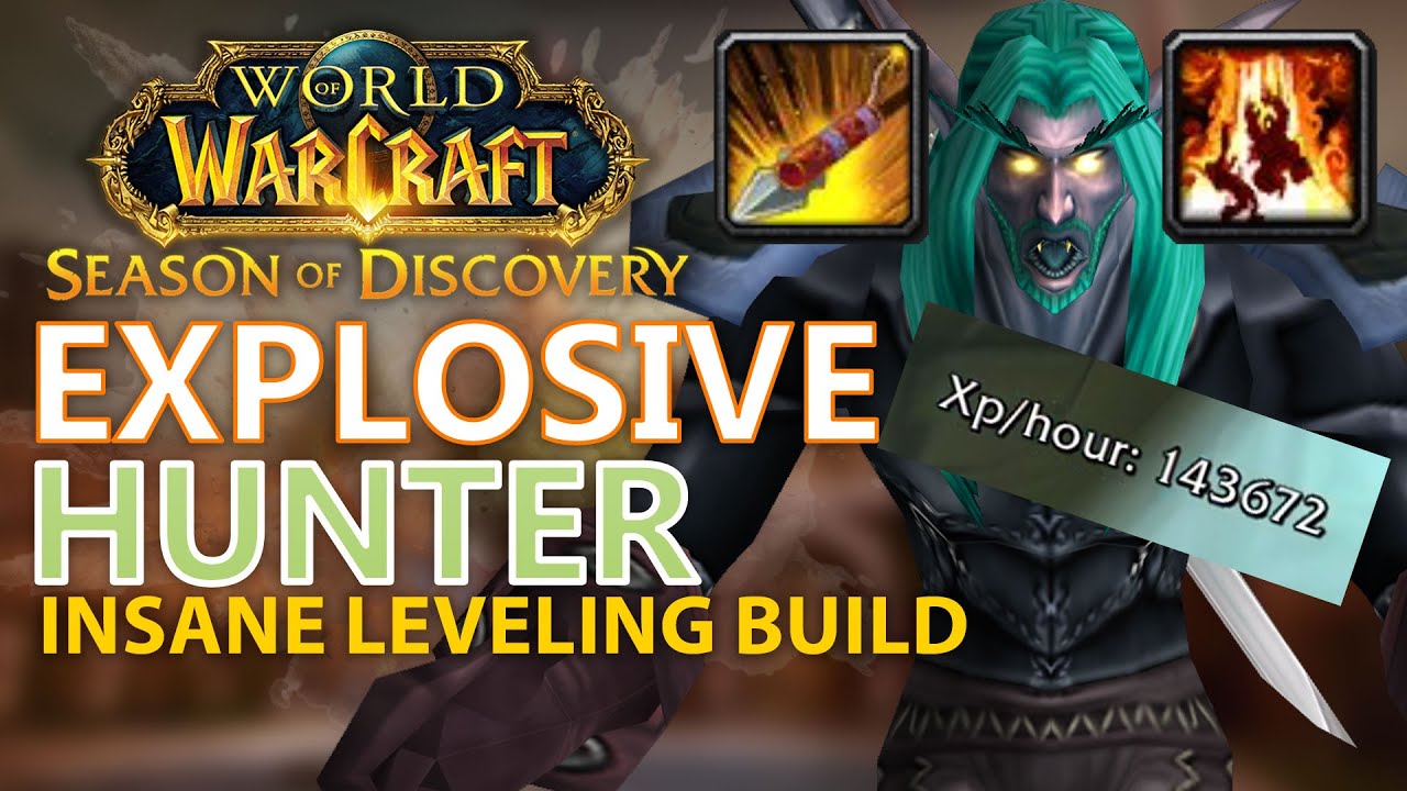 Explosive Hunter Build for INSANE XP | Season of Discovery | Phase 2 ...