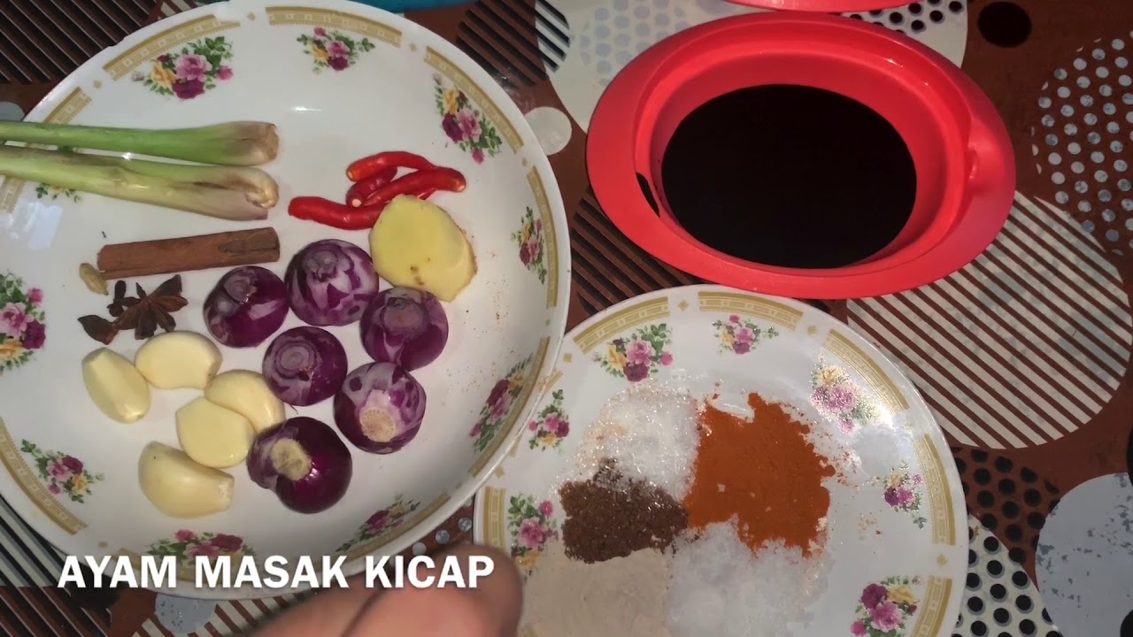 Cuti pkp ibu dan anak masak !!! Ayam masak kicap. - YouTube