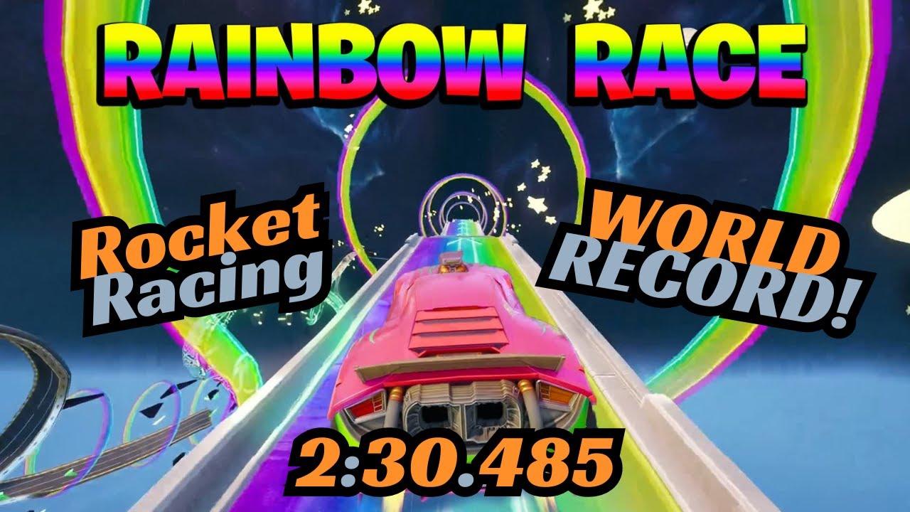 [WR] Rocket Racing - Rainbow Race: 2:30.485 - YouTube