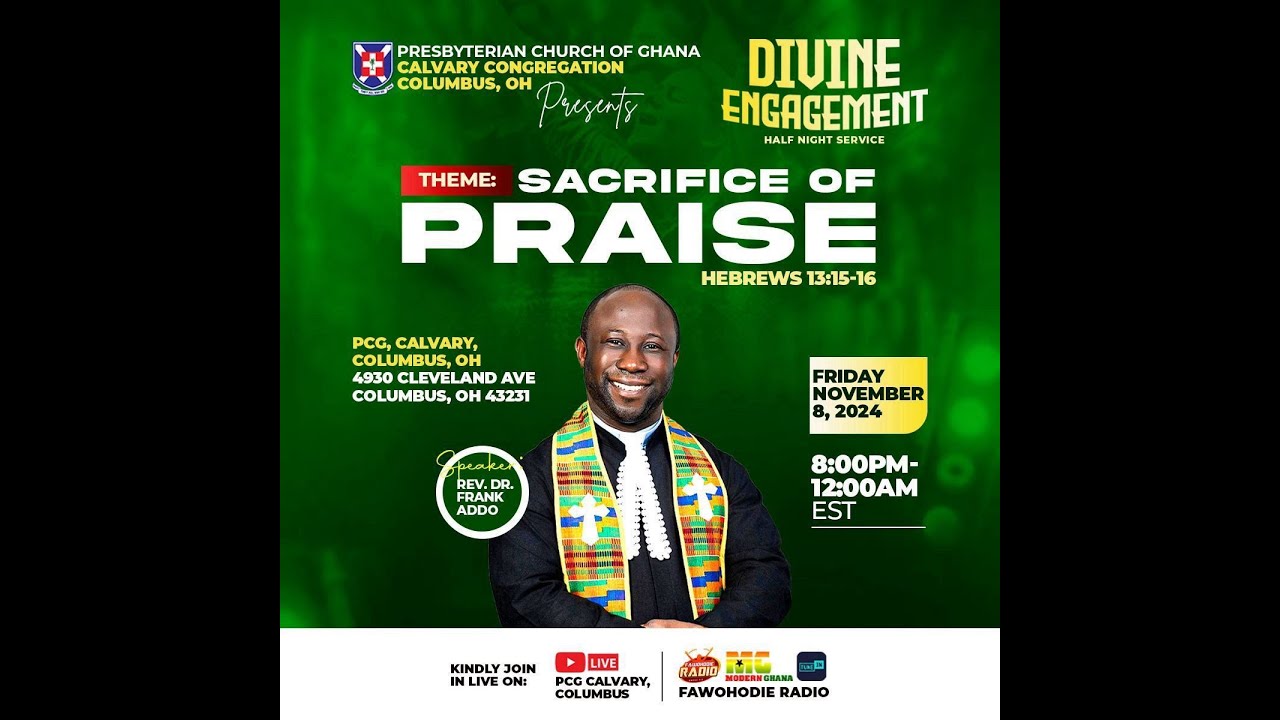 Sacrifice Of Praise | Rev Frank Addo - YouTube