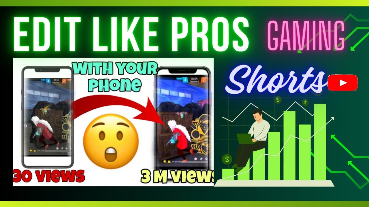 How to Edit Gaming Shorts in Best quality with Phone edit Feature (NO ...
