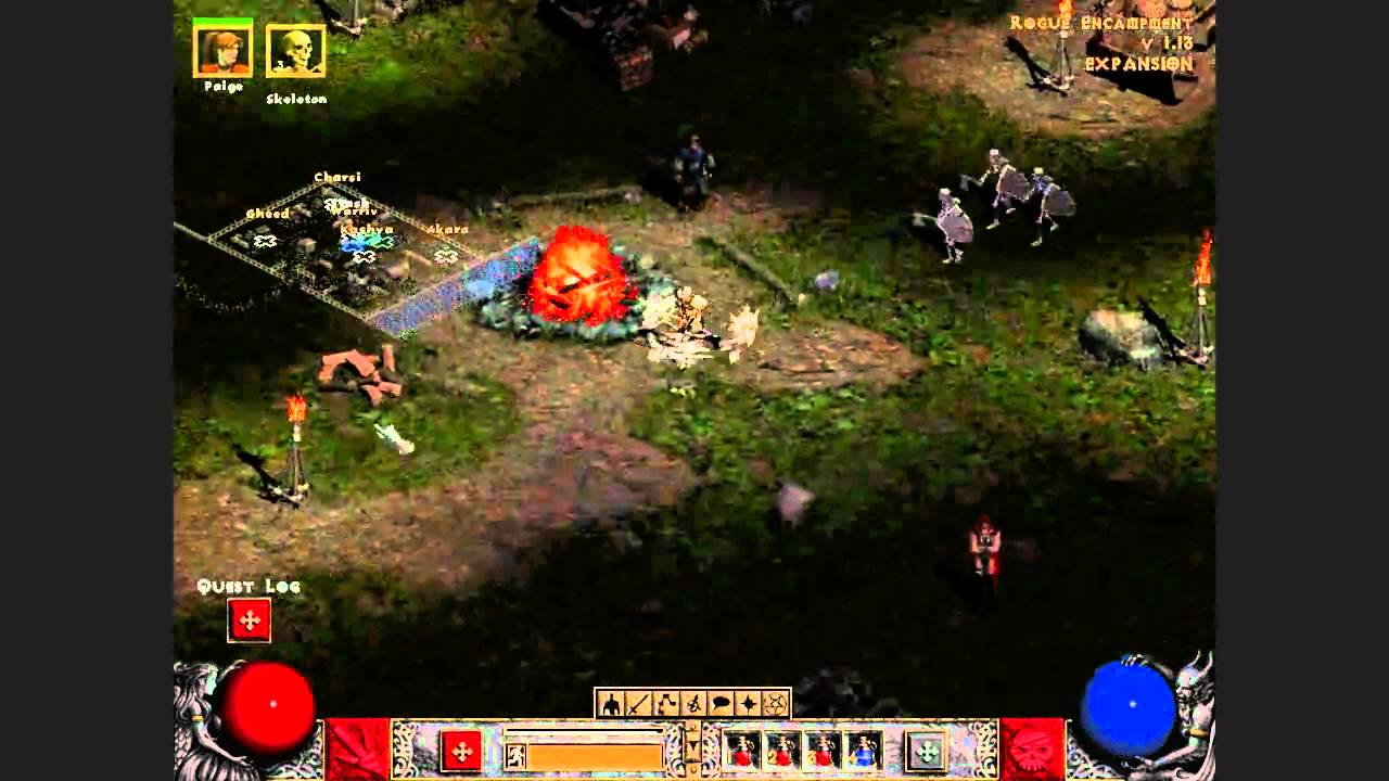 Diablo 2 Gameplay Act 1 Quest 3 Part 2: Deckard Cain - YouTube