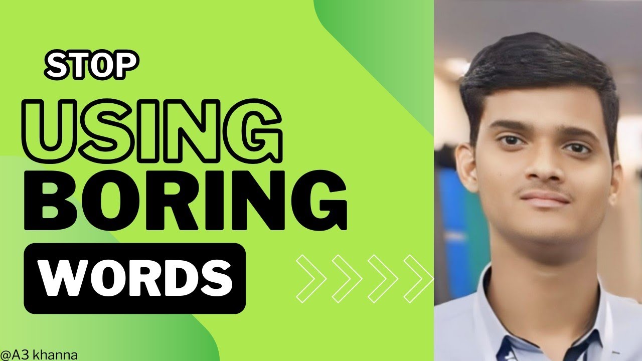 # viral # english stop using boring words🔥 - YouTube