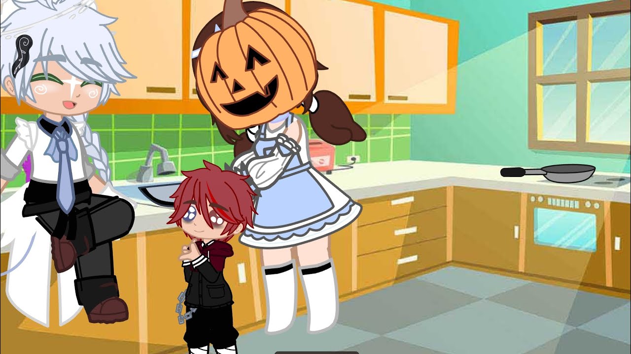 Pumpkin mask !Different storyline/ending! {Gacha club} - YouTube