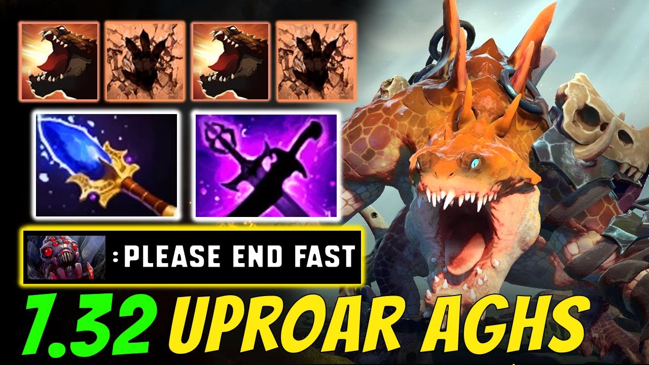 PRIMAL BEAST Insane Aghs Build Dominated Lane!! [21/3/28] I 7.32 Dota 2 ...