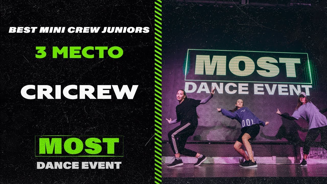 MOST DANCE EVENT | BEST MINI CREW JUNIORS | 2nd place | CriCrew - YouTube