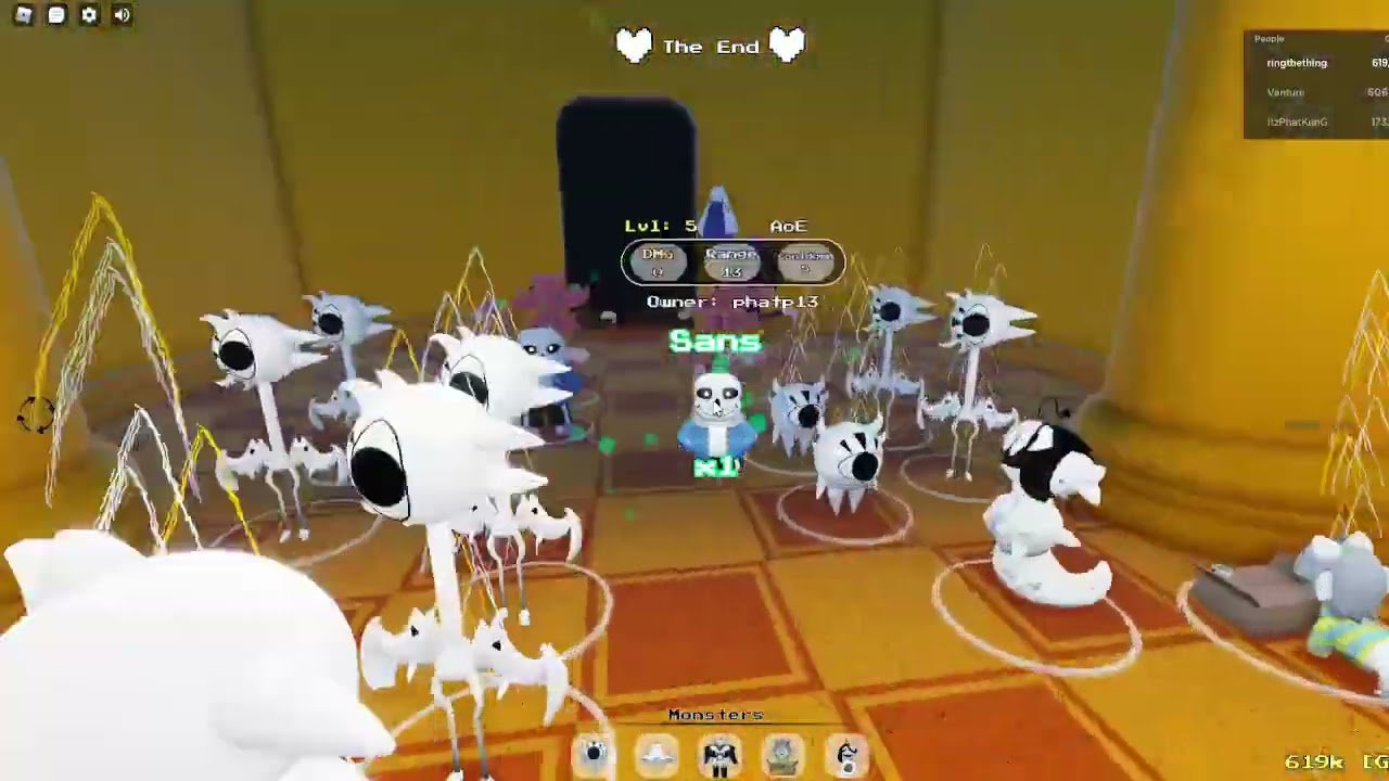 getting sans in undertale tower defense - YouTube