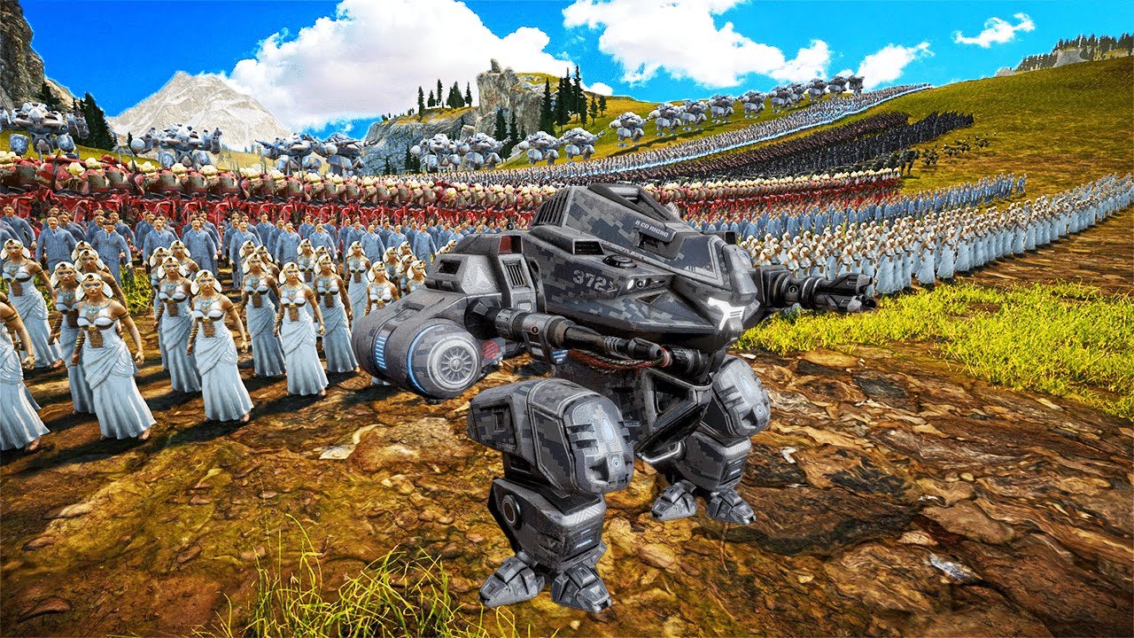 Major Mech, T45 Shotgun & Space Marine vs 2.6 Million Khorne ...