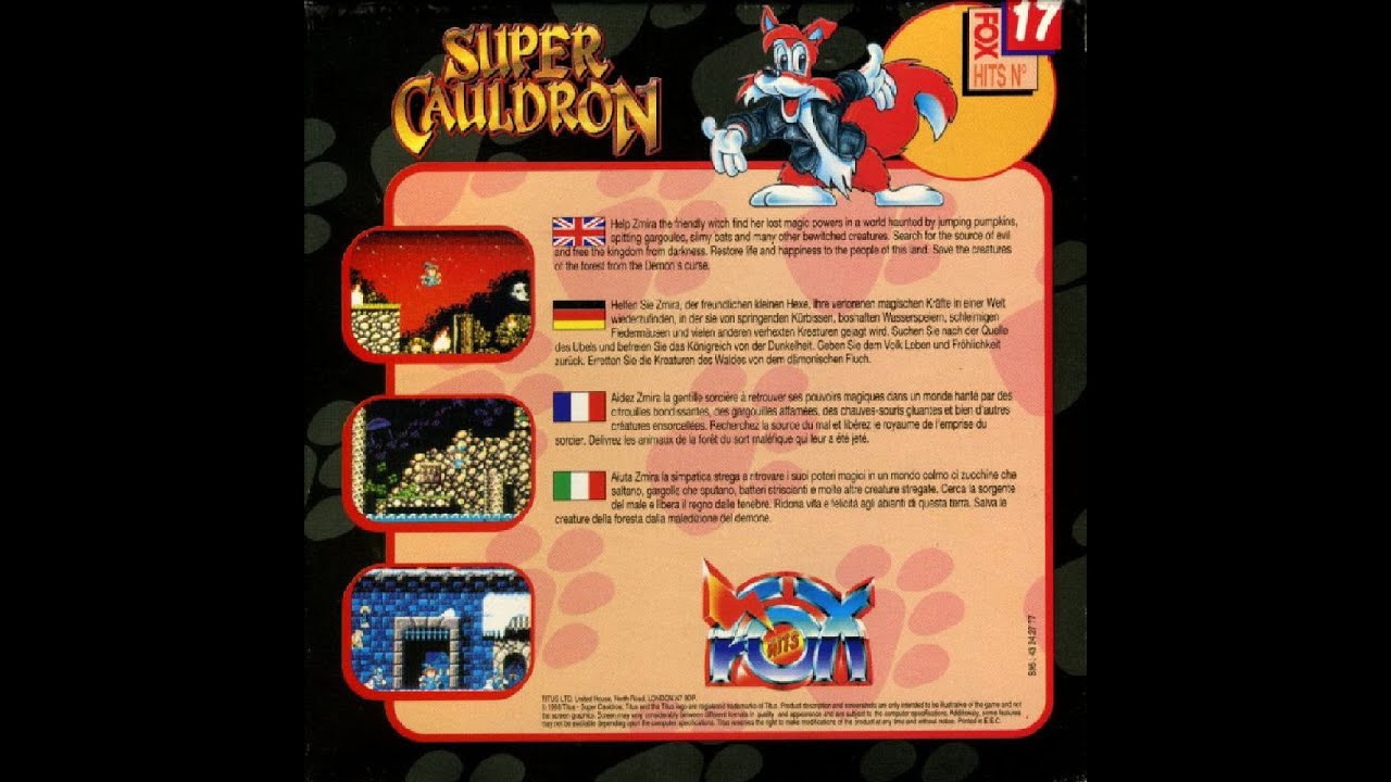 SUPER CAULDRON (Atari ST Gameplay Sample) - YouTube