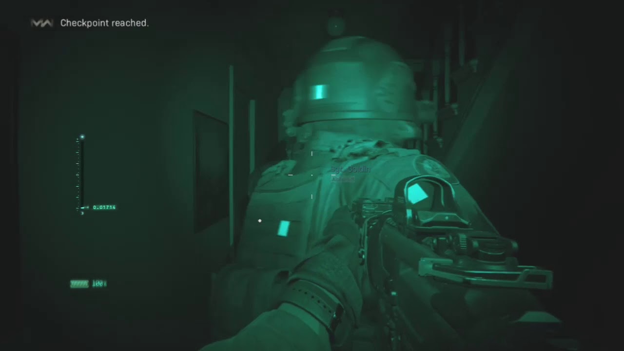 CALL OF DUTY Modern Warfare mission going dark - YouTube