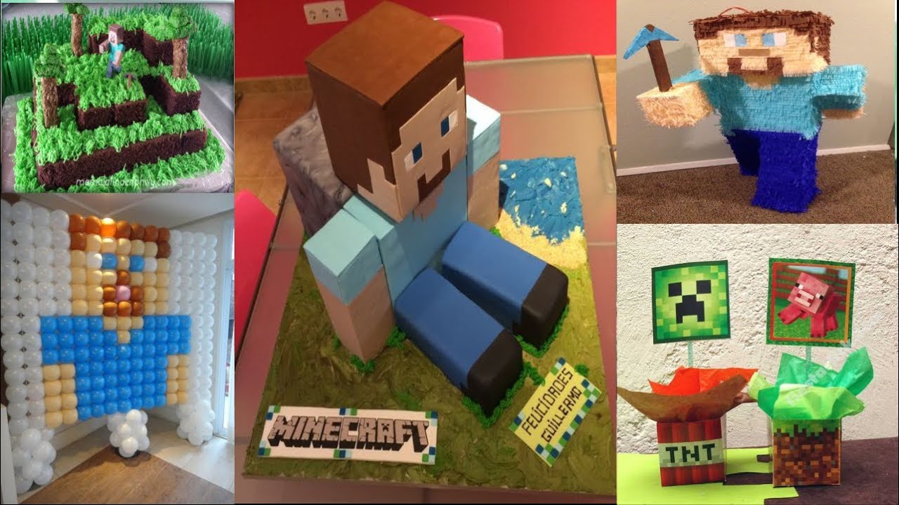 Fiesta Tematica de Minecraft ( IDEAS, DETALLES Y MUCHO MÁS) 🎉🎉🎉 - YouTube