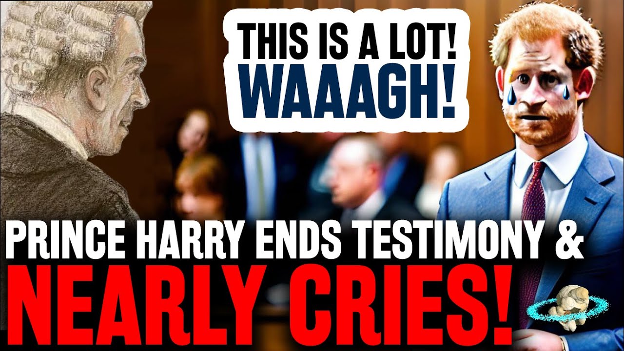 EMOTIONAL! Prince Harry Nearly CRIES?! As He Ends Court Testimony ...