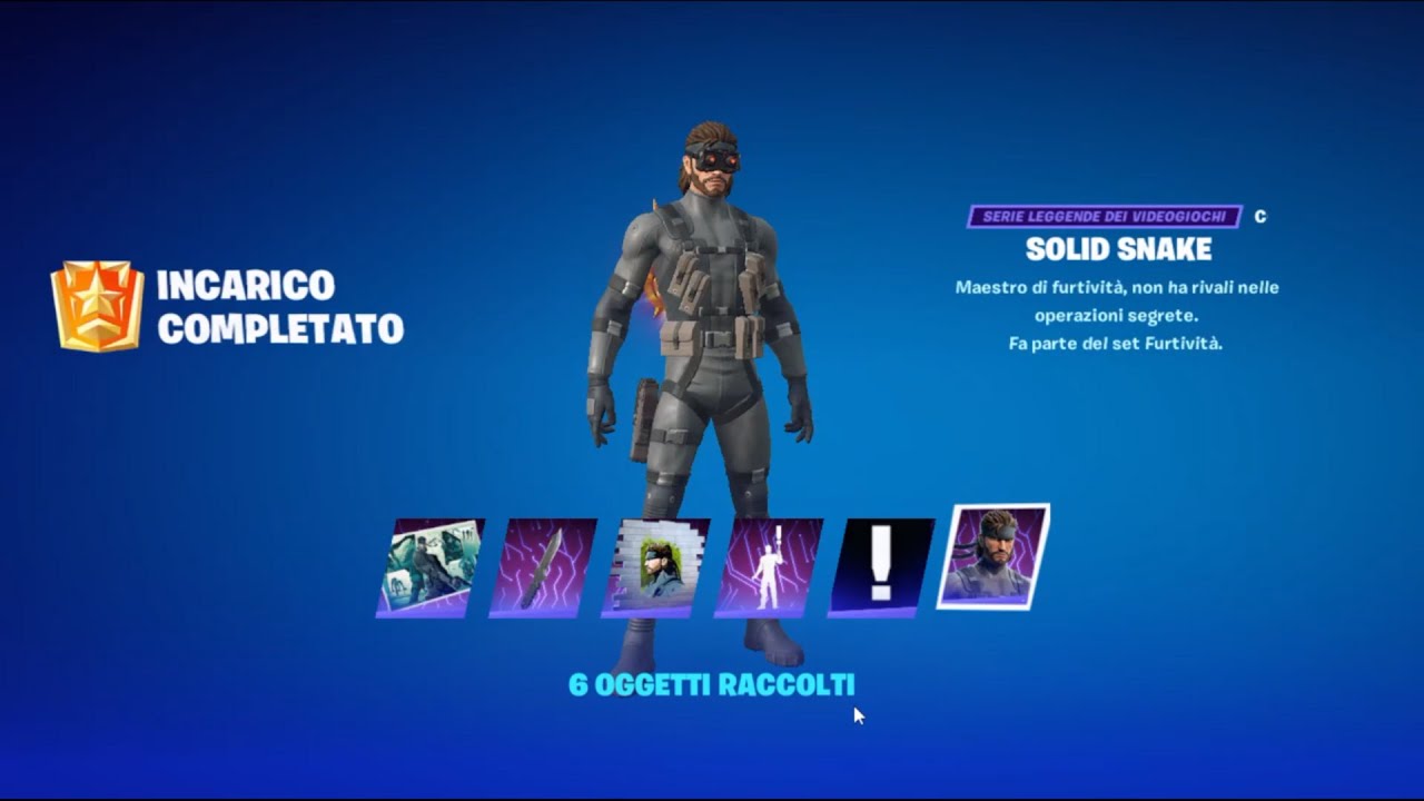 Fortnite Ecco Come Sbloccare Velocemente Tutto Il Bundle Solid Snake ...